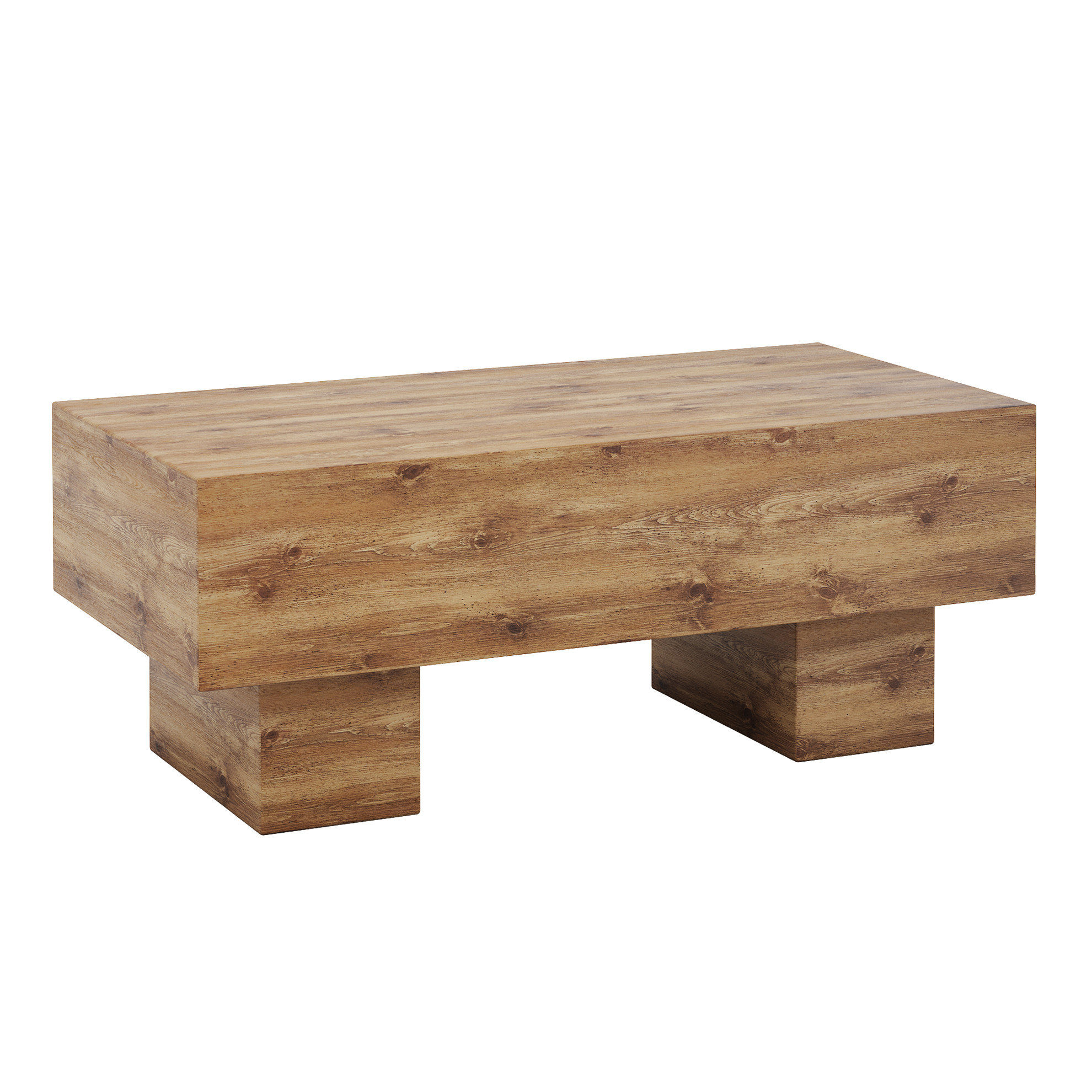 Latitude Run® Rectangular Coffee Table With Stylish Finish And Strong ...
