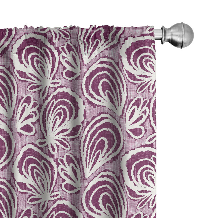 Bless international Balhar Microfiber Semi-Sheer Curtain Pair | Wayfair