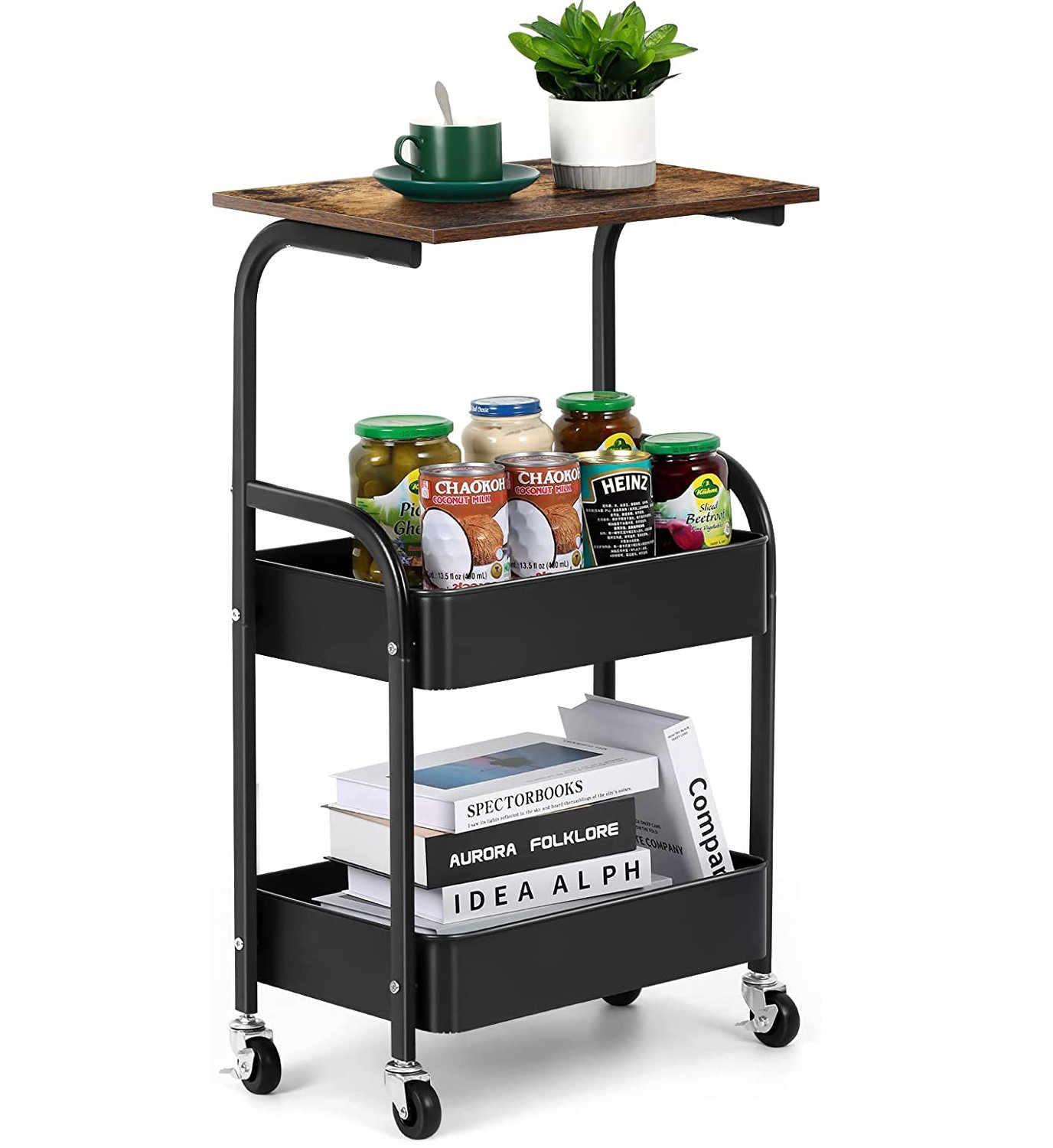 Haitral 3-Tier Slim Utility Cart & Reviews | Wayfair