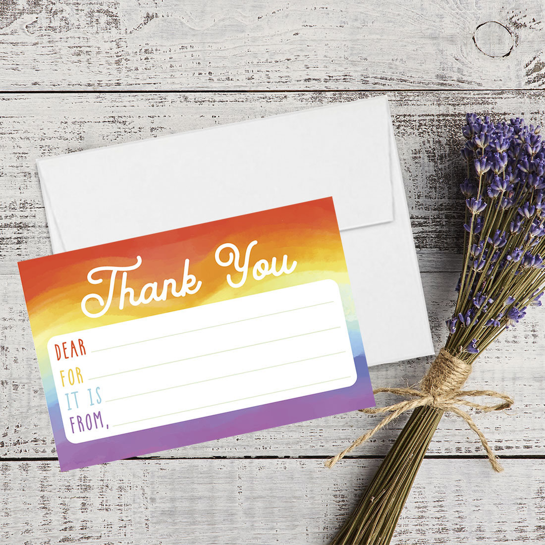 Koyal Wholesale Kids Fill In The Blank Thank You Cards - 20 Cards ...