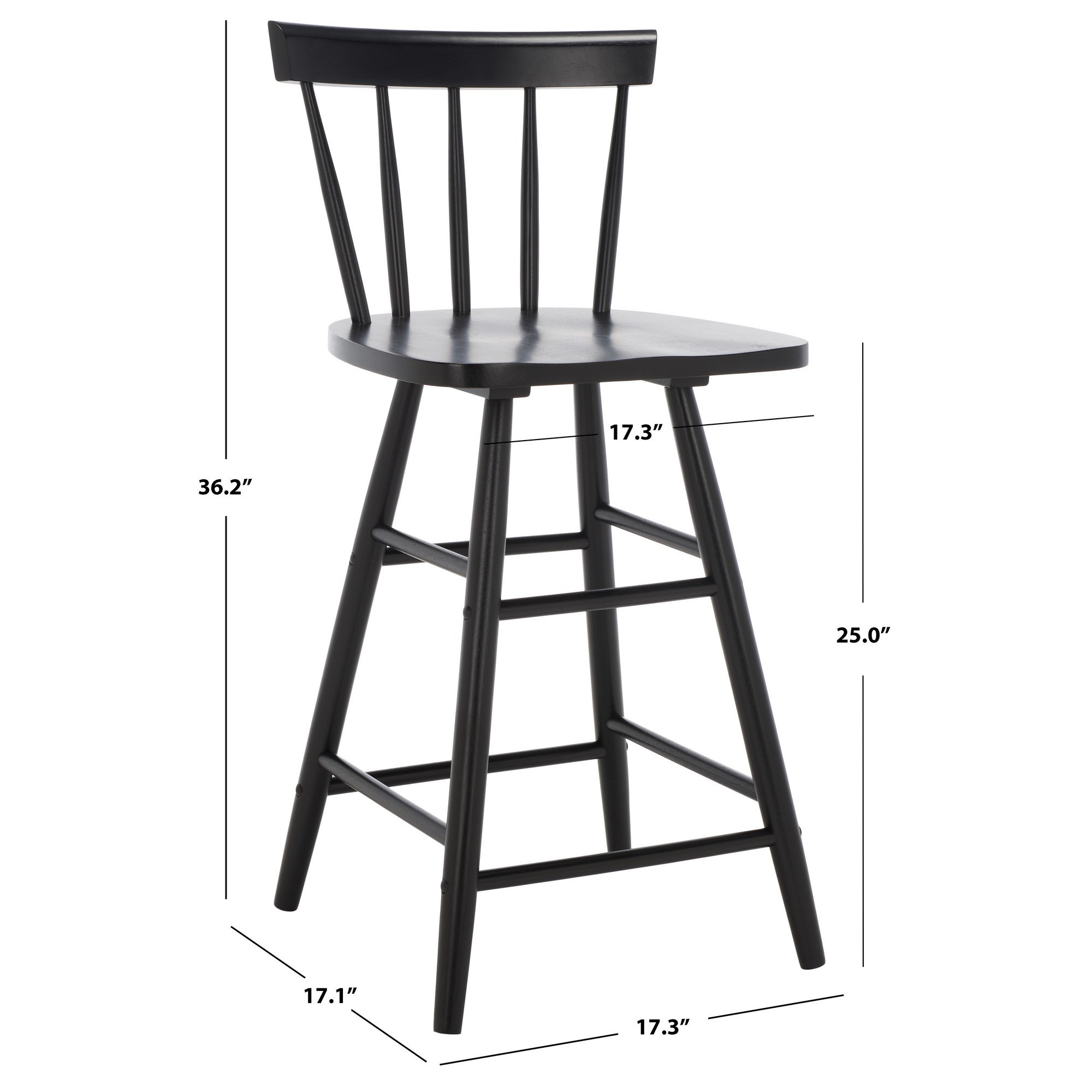 Laurel Foundry Modern Farmhouse® Bismarck Tally Wood Counter Stool ...