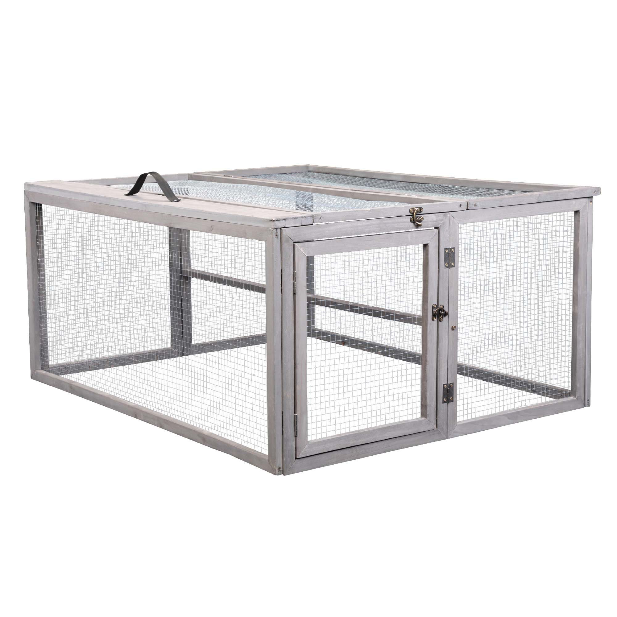 Ophelia & Co. Portable Outdoor Rabbit Hutch with Versatile ...