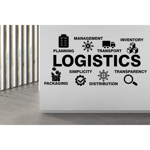 Trinx Logistics Wall Decal Planning Management Transport Decal | Wayfair