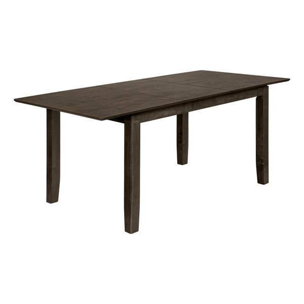 Benjara Earl Dining Table, Extendable 54-72 Inch Rectangular, Wood ...
