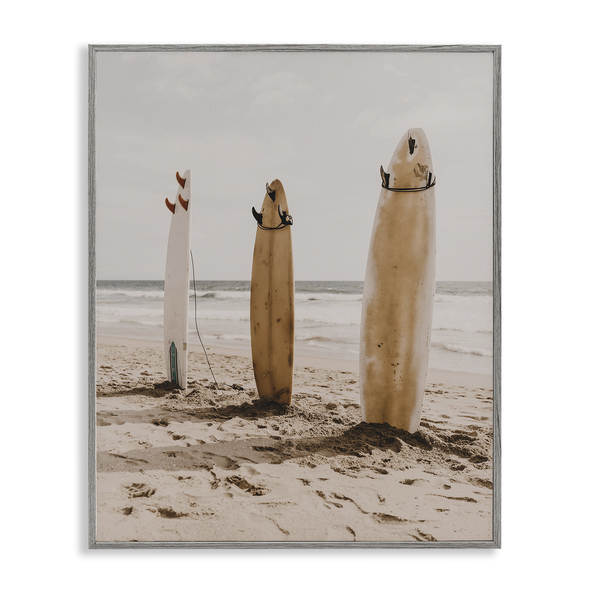Highland Dunes Coastal Standing Surfboards Giclee Art by LSR Design ...
