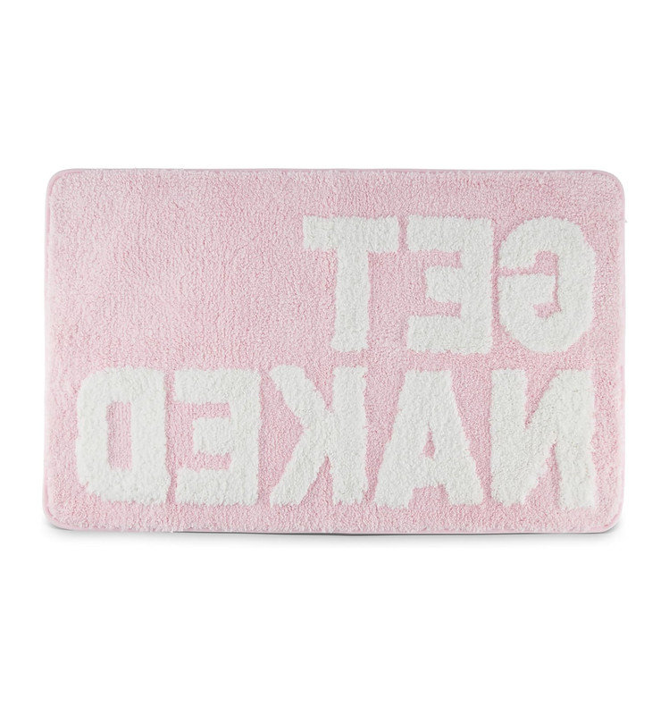 Trinx Cute Bath Mat , Pink Bath Mat,Non Slip Microfiber ,Thick Plush ...