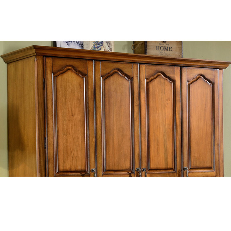 Parttlion American style rustic wardrobe | Wayfair