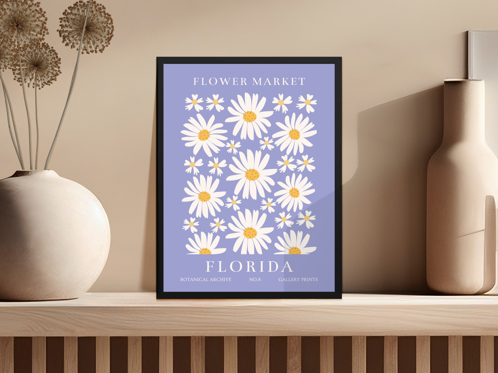 Brayden Studio Flower Market Florida Botanical Archive No.8 Gallery ...