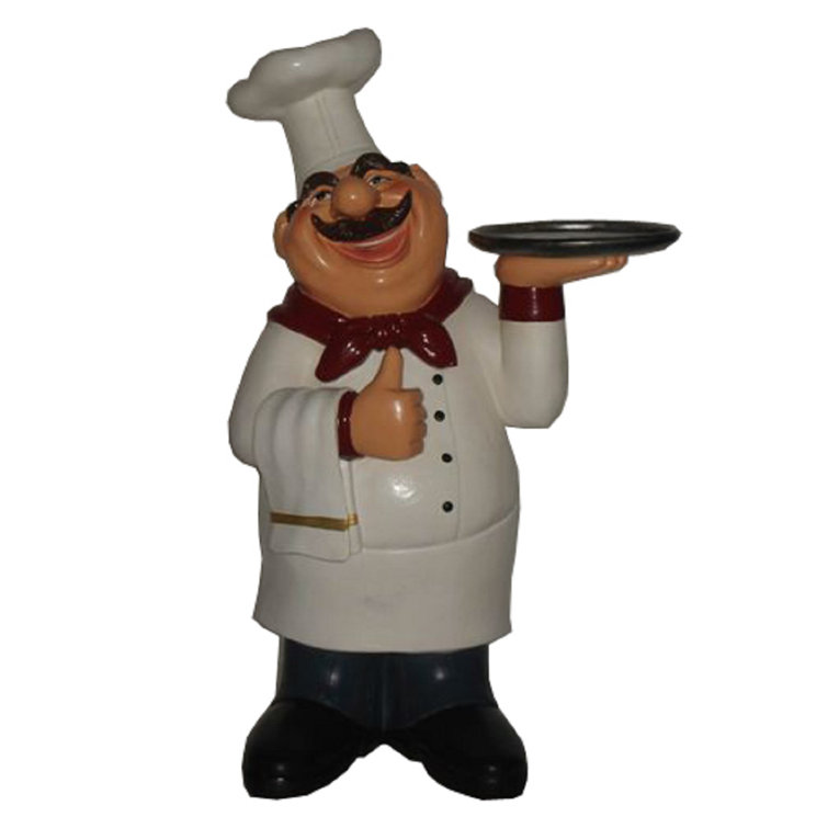 Happy Larry Josephine Old Man Chef Serving Tray | Wayfair.co.uk