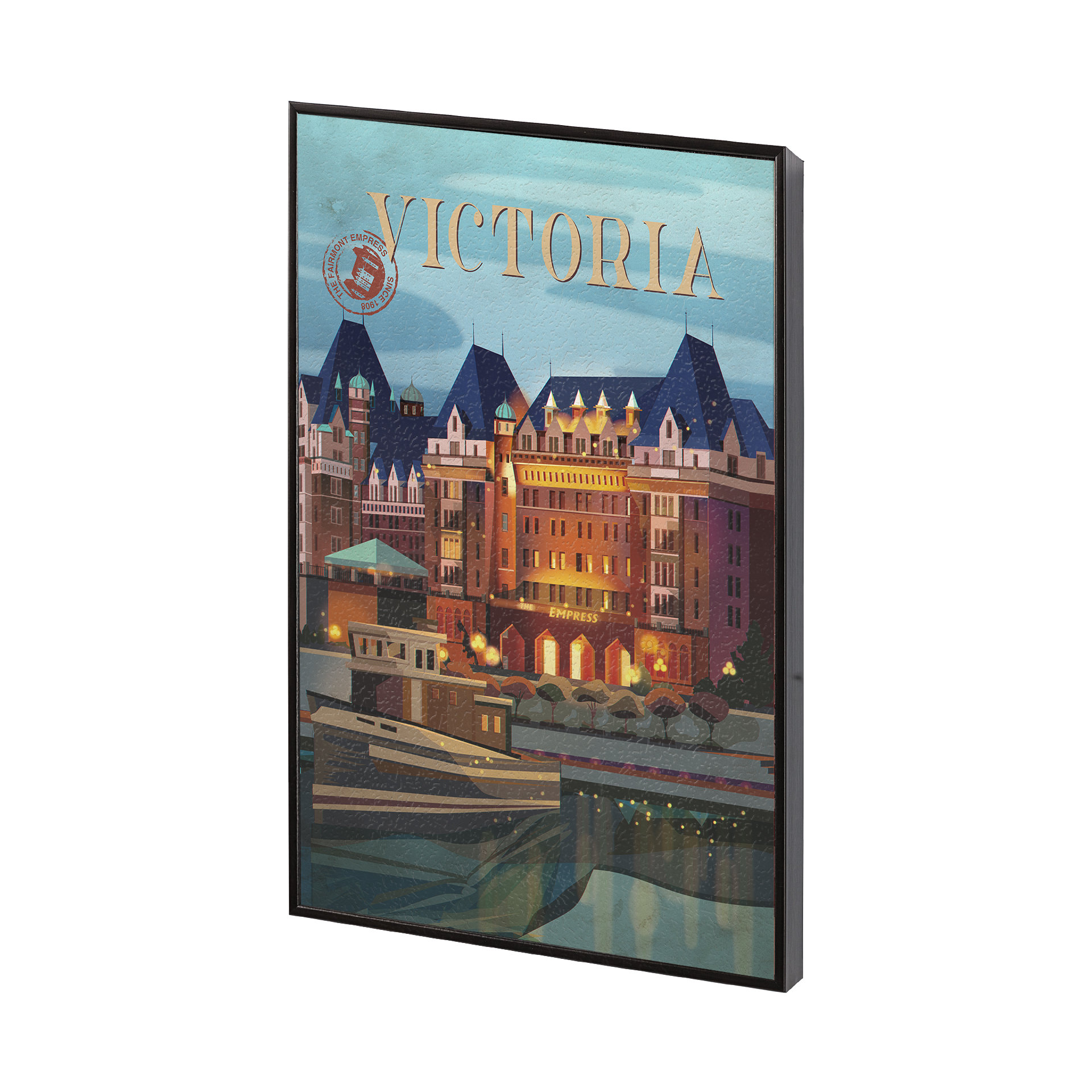 Red Barrel Studio® Victoria Go by Simone a Framed Art Print Matted ...