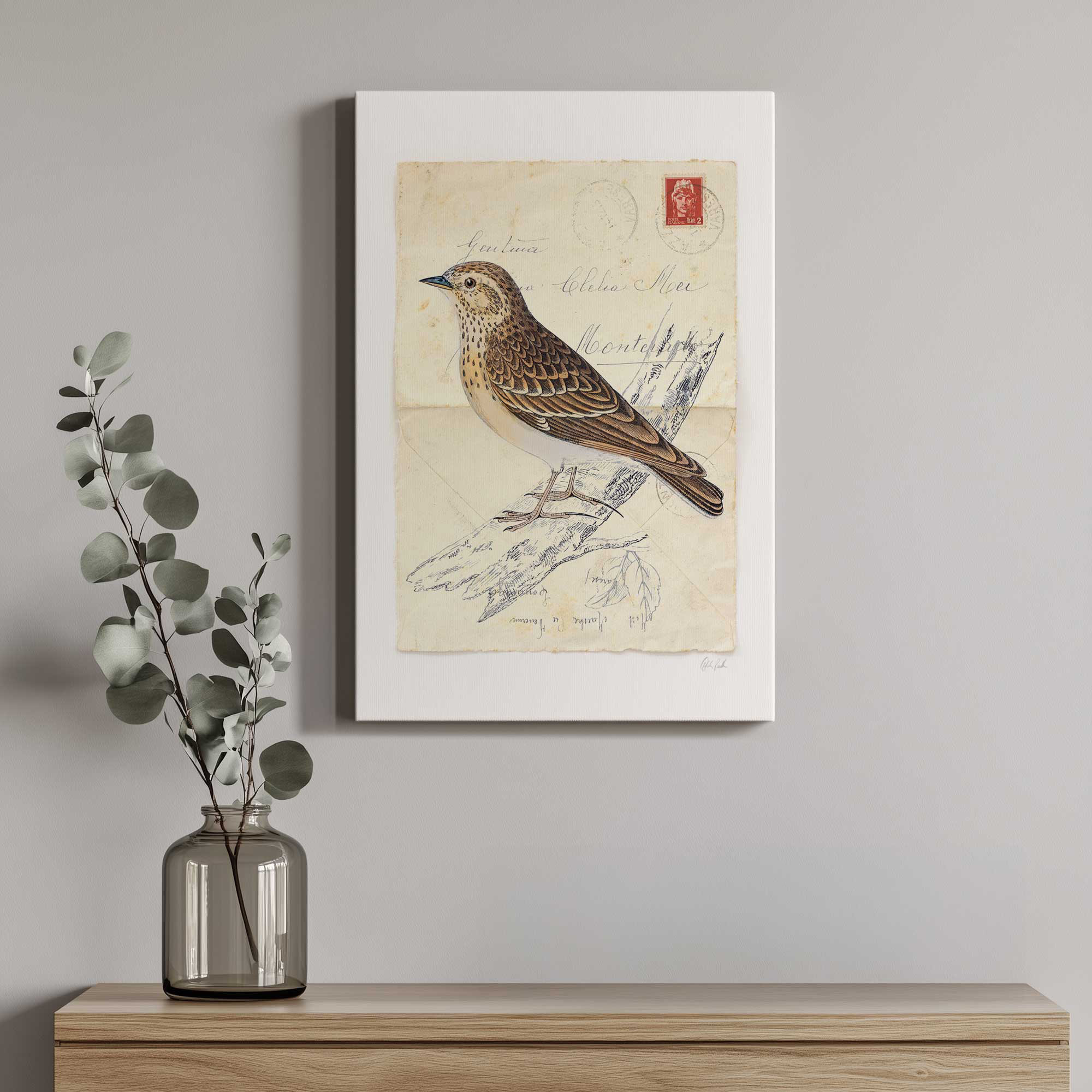 Winston Porter Wood Lark by Deborah Revell Art Print | Wayfair