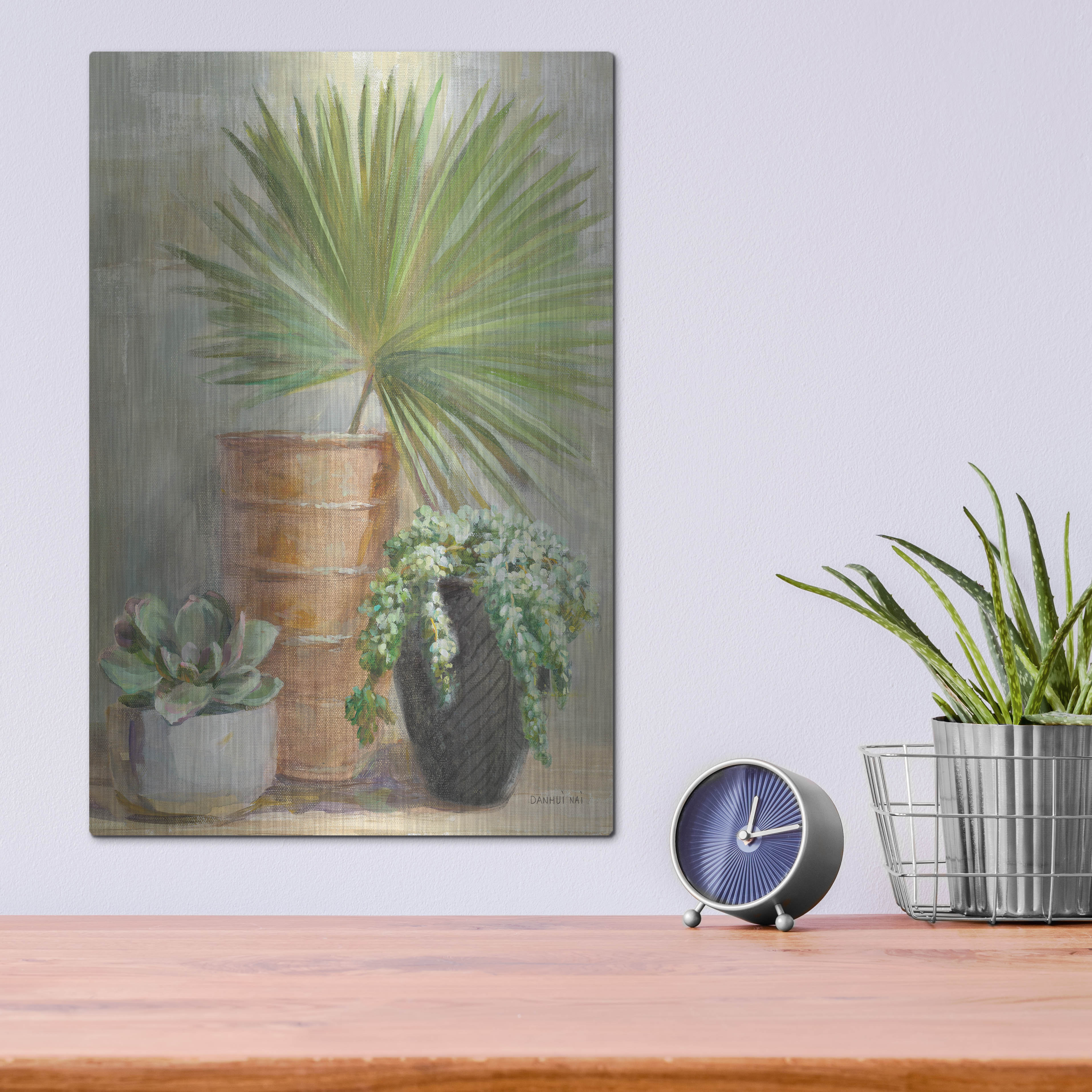 Lark Manor™ 'Indoor Garden 2' by Danhui Nai Metal Wall Art | Wayfair