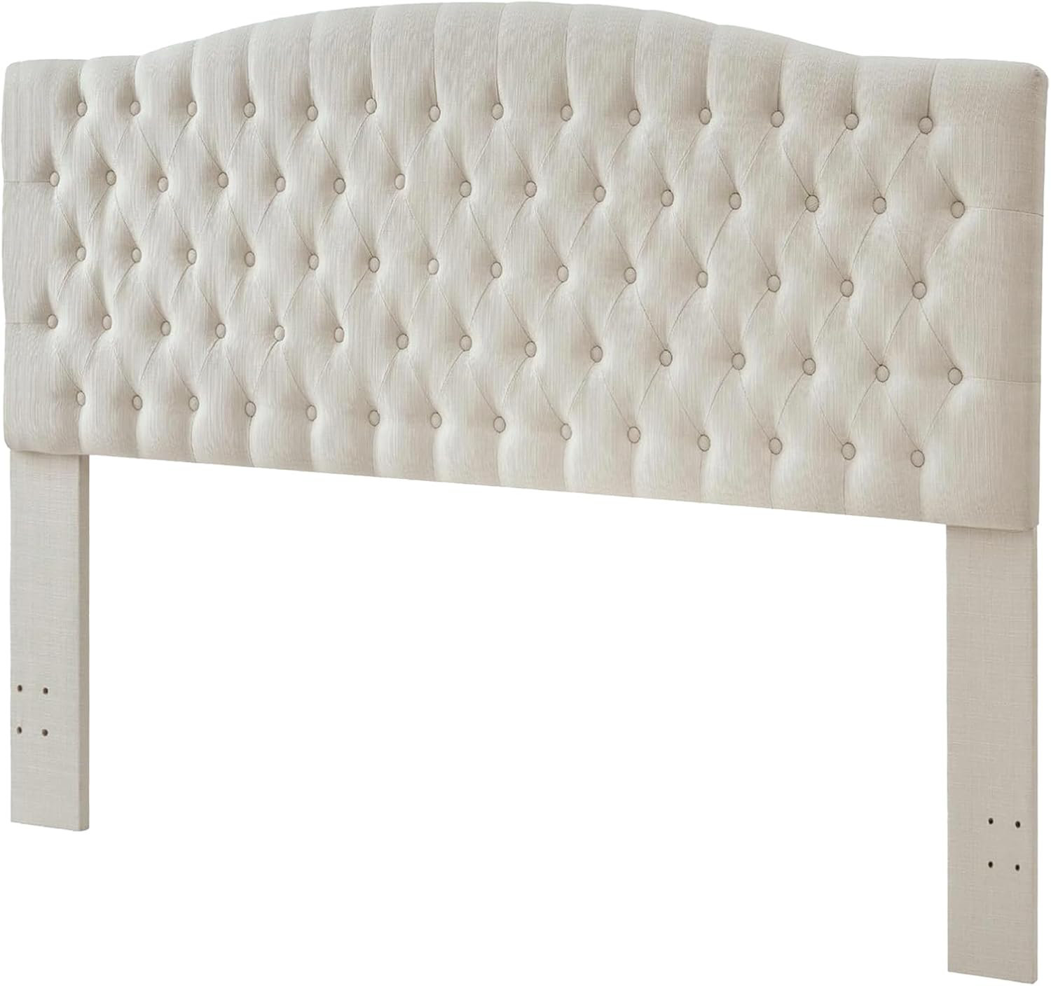 Latitude Run® King/Cal King Tufted Button Headboard -- Modern Curved ...