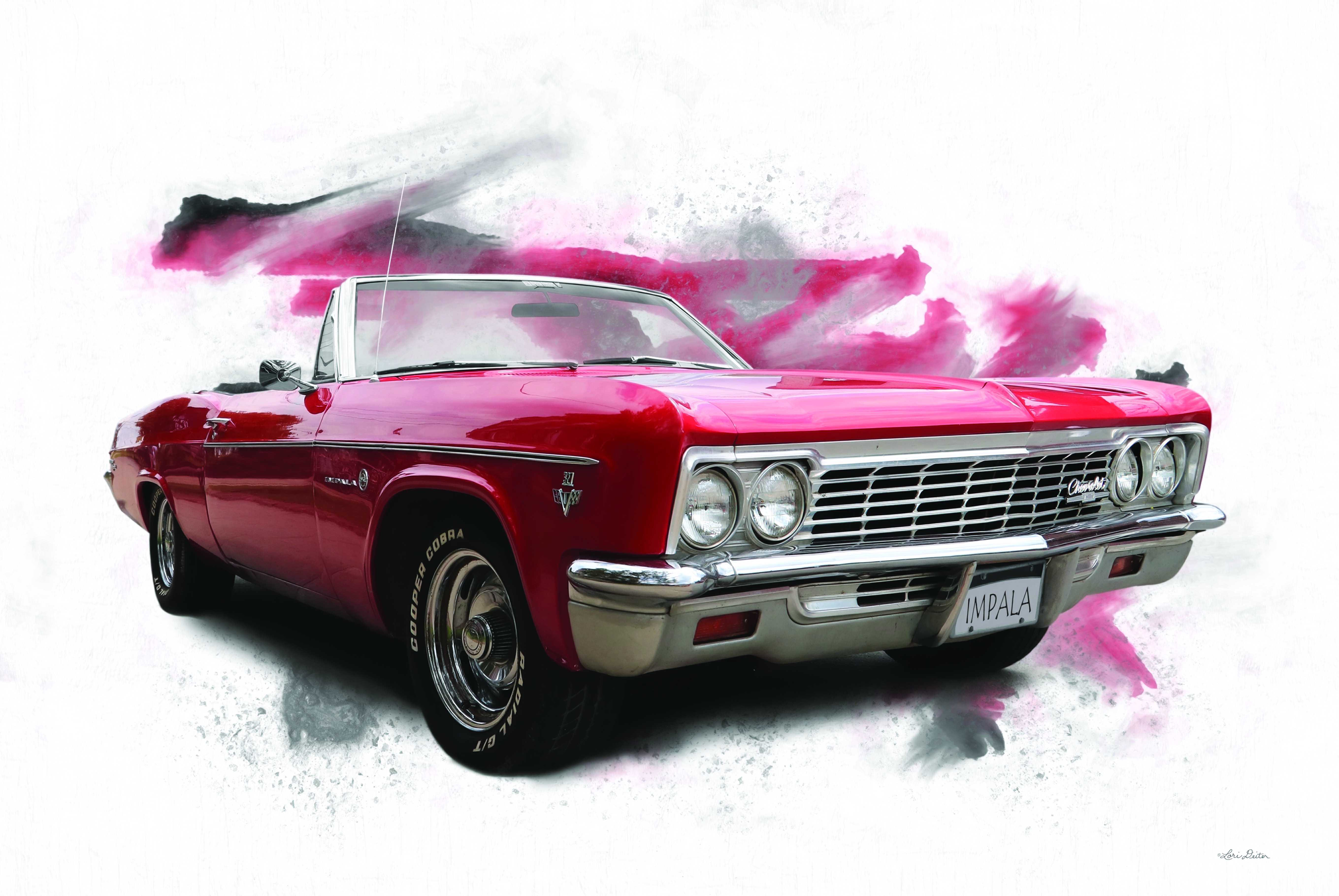 Ebern Designs Breeonna Chevy Impala by - Wrapped Canvas Print - Wayfair ...