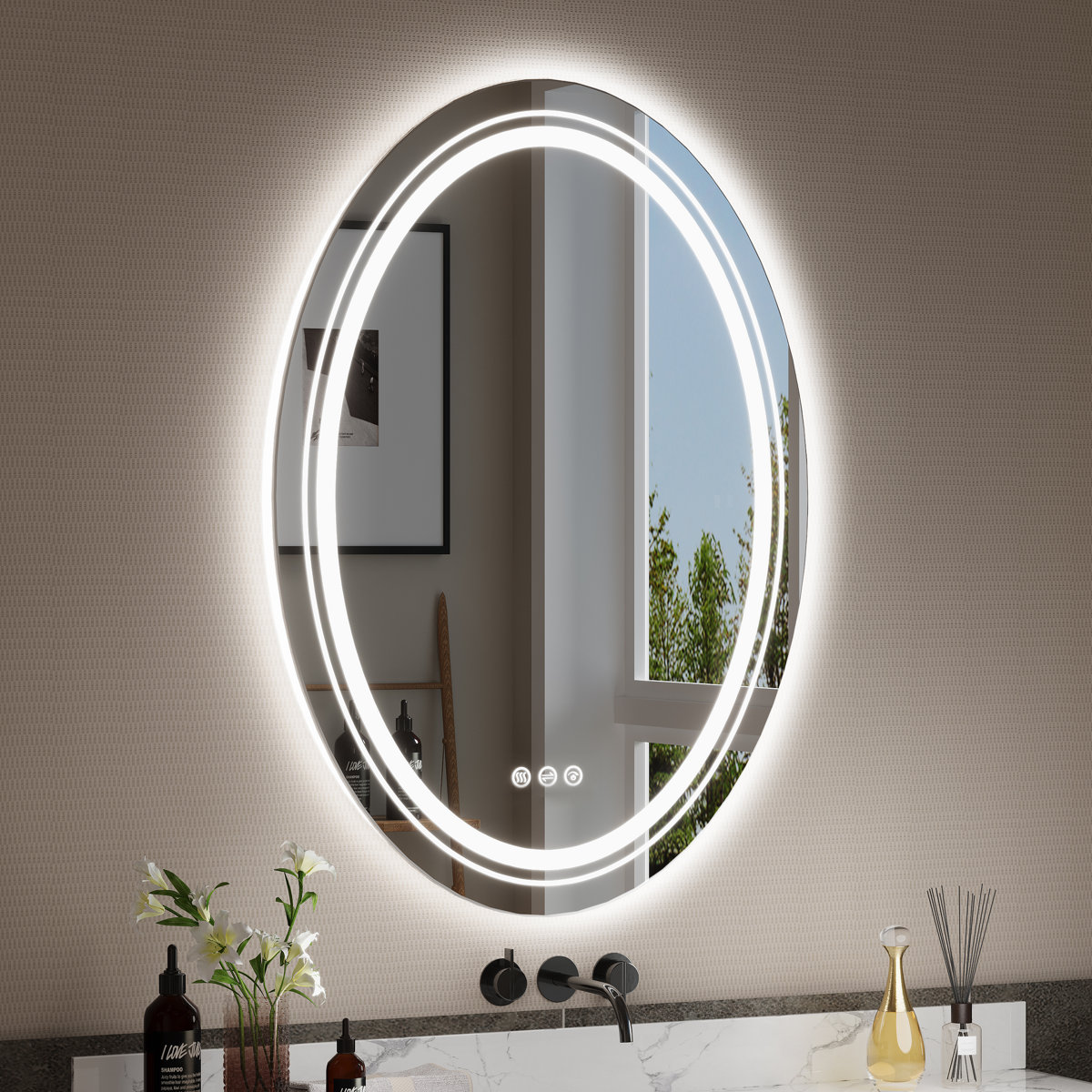 skywal Space-Saving Bi-Fold Frameless Shower Door With Sleek Chrome ...