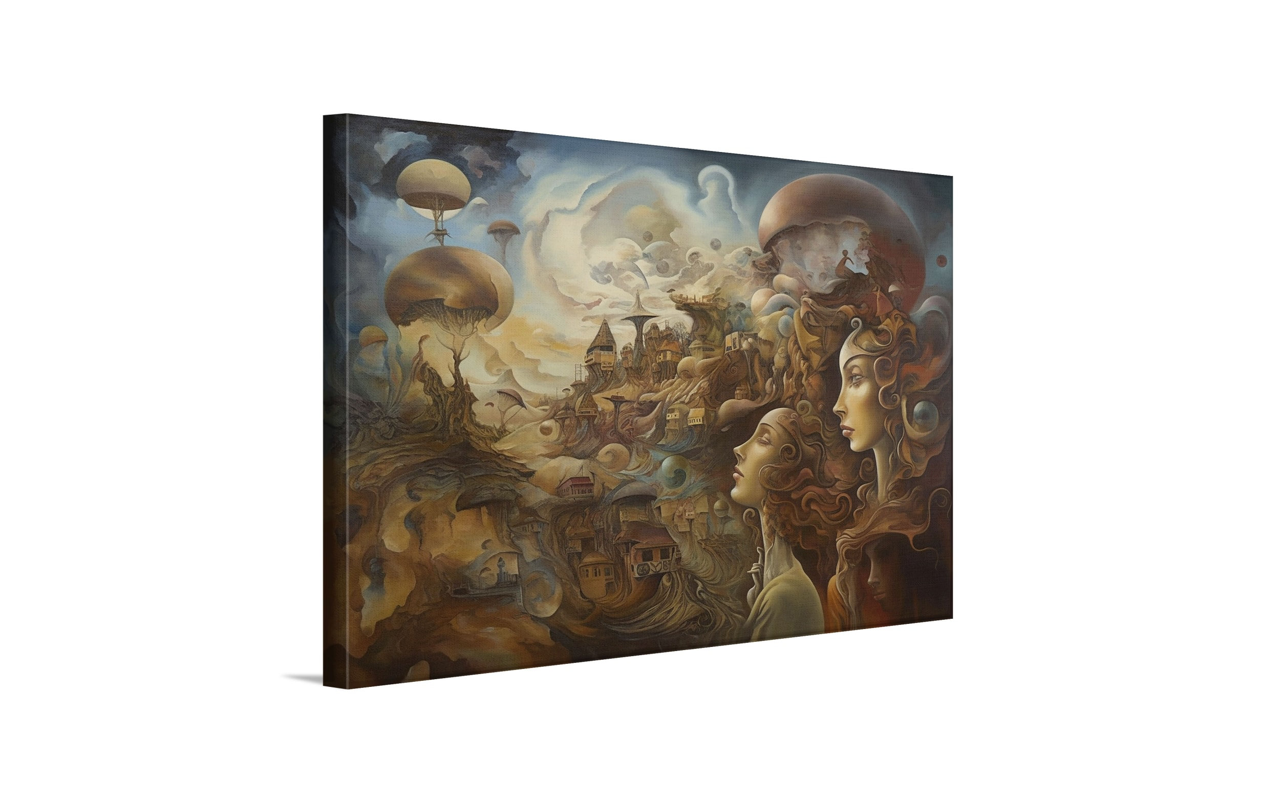 Trinx Breathe Abstract Premium On Canvas Print | Wayfair