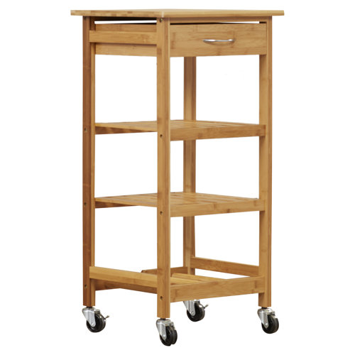 Symple Stuff Solid Wood Kitchen Cart & Reviews | Wayfair
