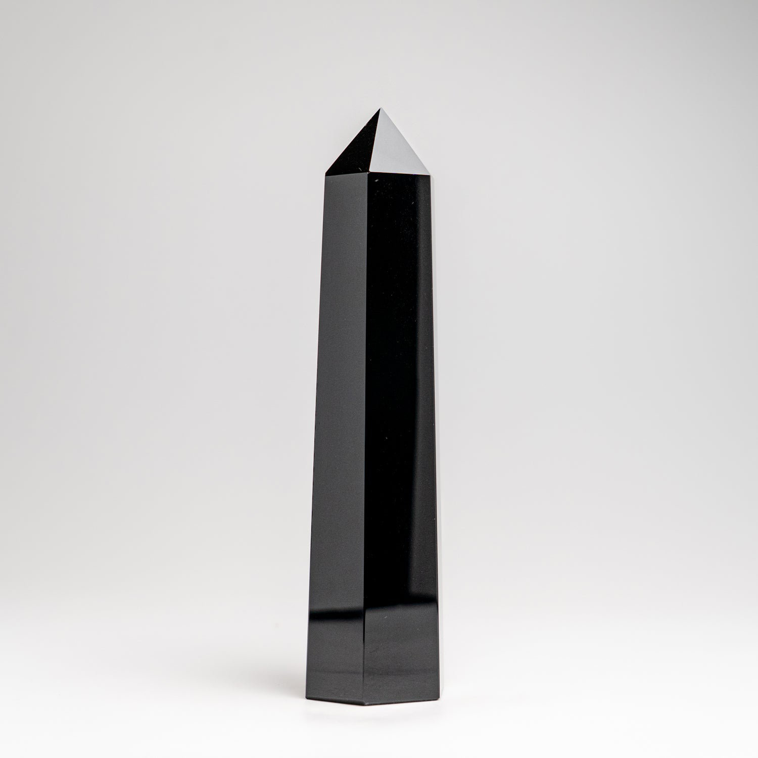 Astro Gallery of Gems Genuine Polished Black Obsidian Point (1 Lb ...