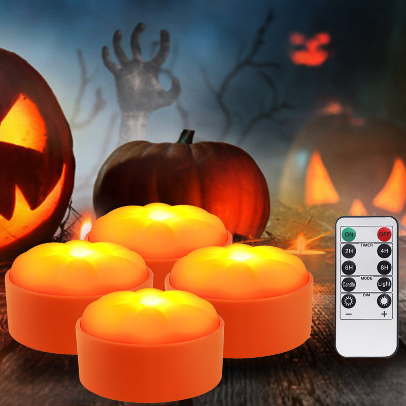 The Holiday Aisle® Halloween LED Pumpkin Lighted Display | Wayfair