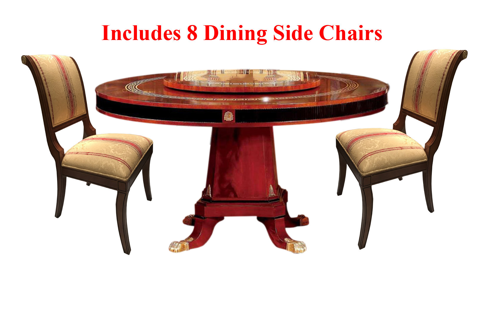 Infinity Furniture Import Infinity 71" Round Dining Room Set | Perigold