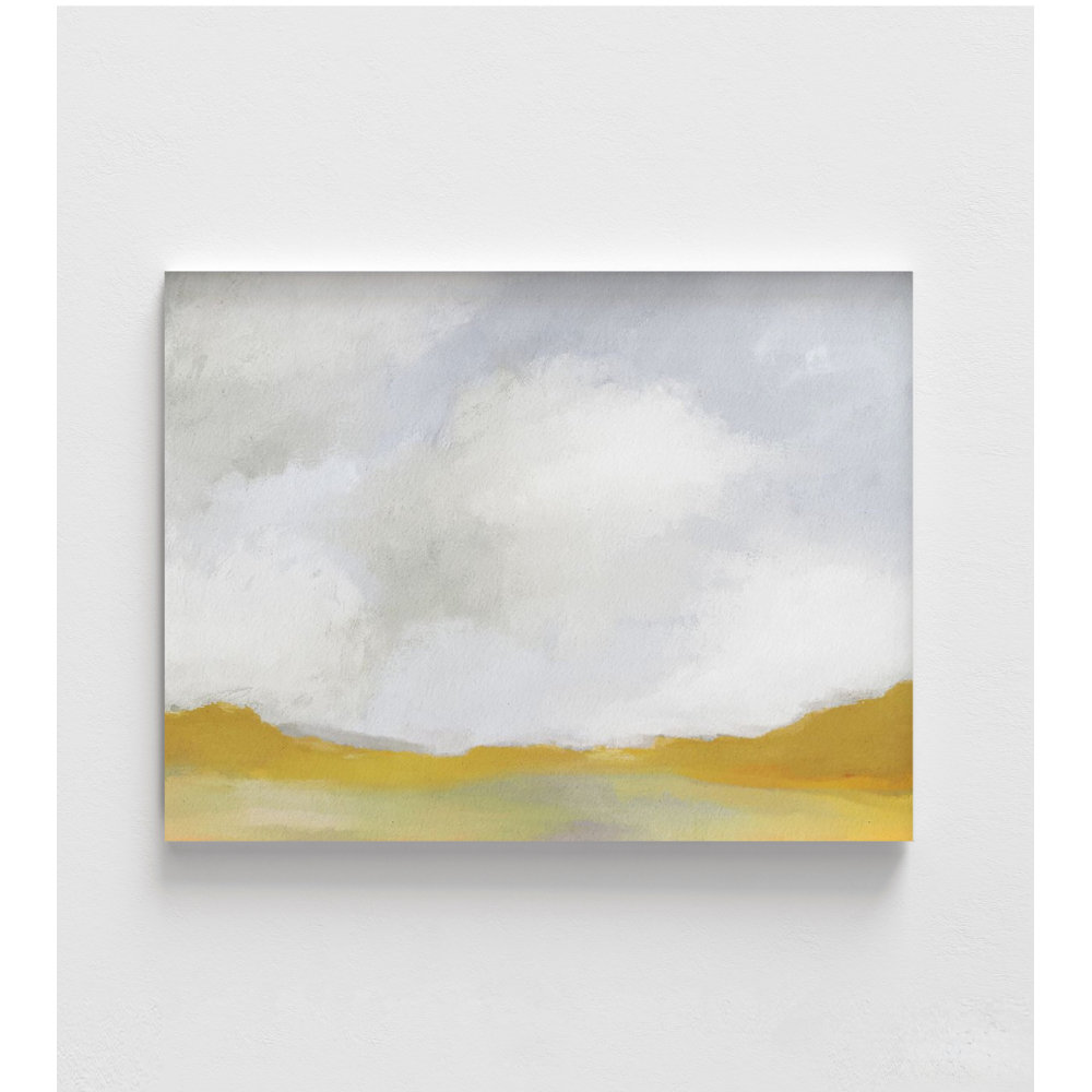 WeFrameArt The Plateau Muted Mustard By Leah Straatsma, Extra Large ...