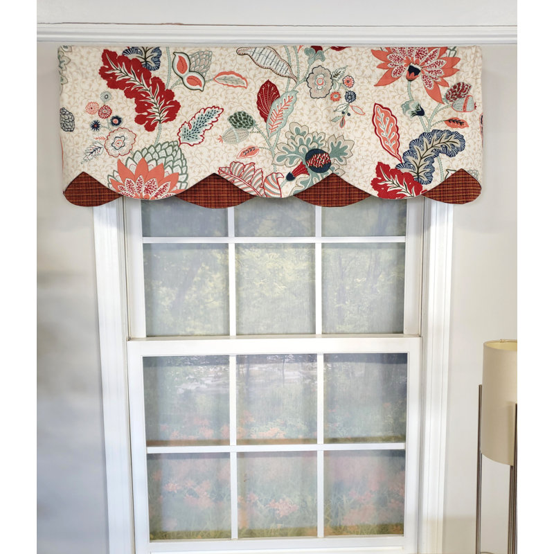 RLF Home Xenia Petticoat Valance Color Rust | Wayfair
