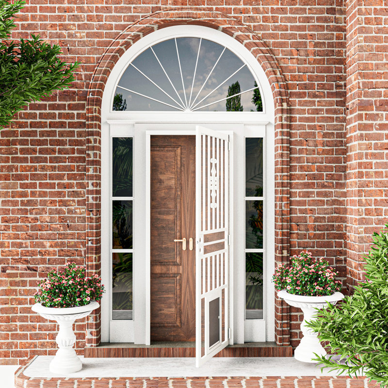 ARK DESIGN Pet Door Security Door LEFT Hinging Surface Mount Steel ...