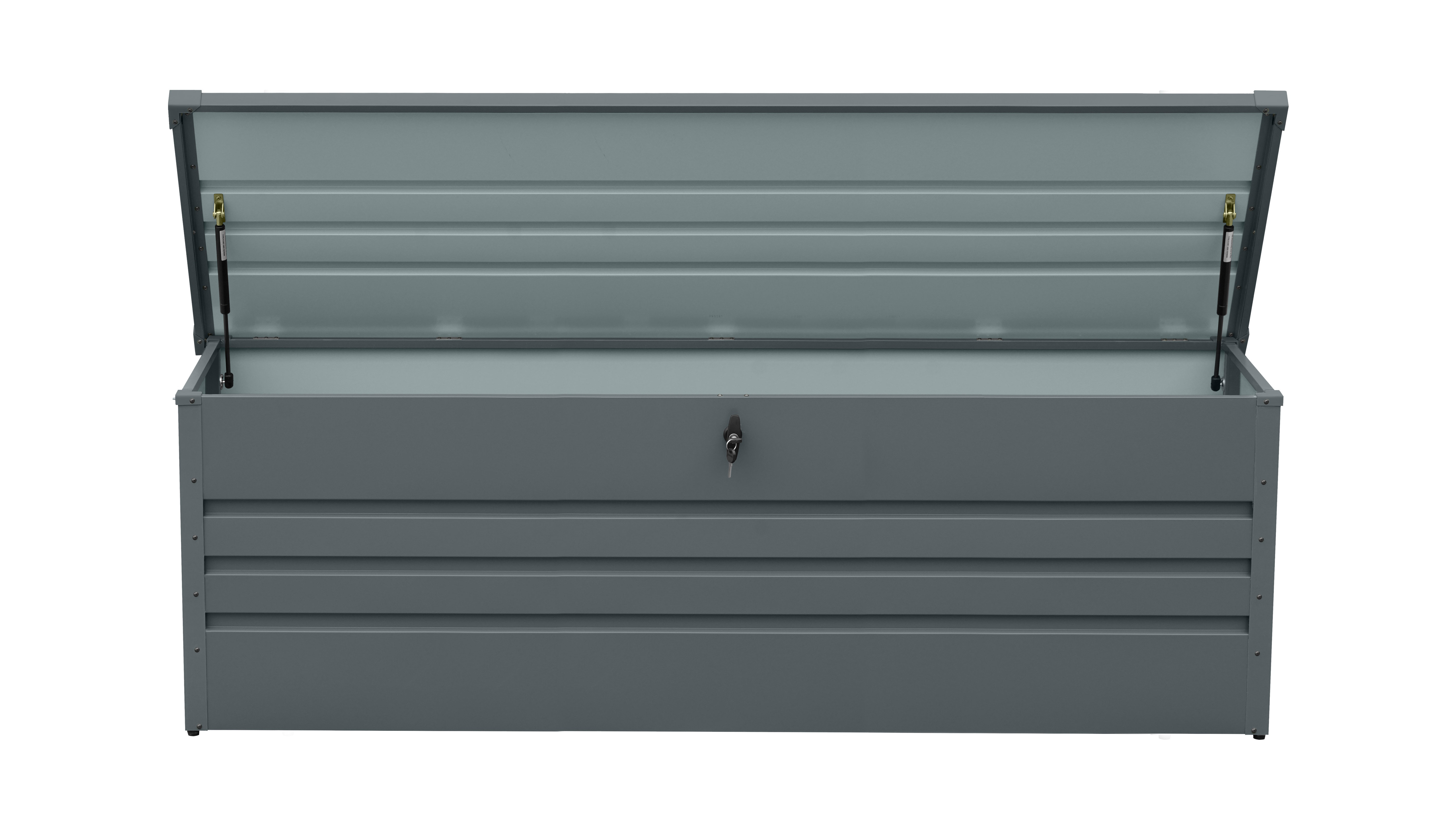 Kozart 260 Gallon Metal Outdoor Deck Box Waterproof, Extra Large Patio ...