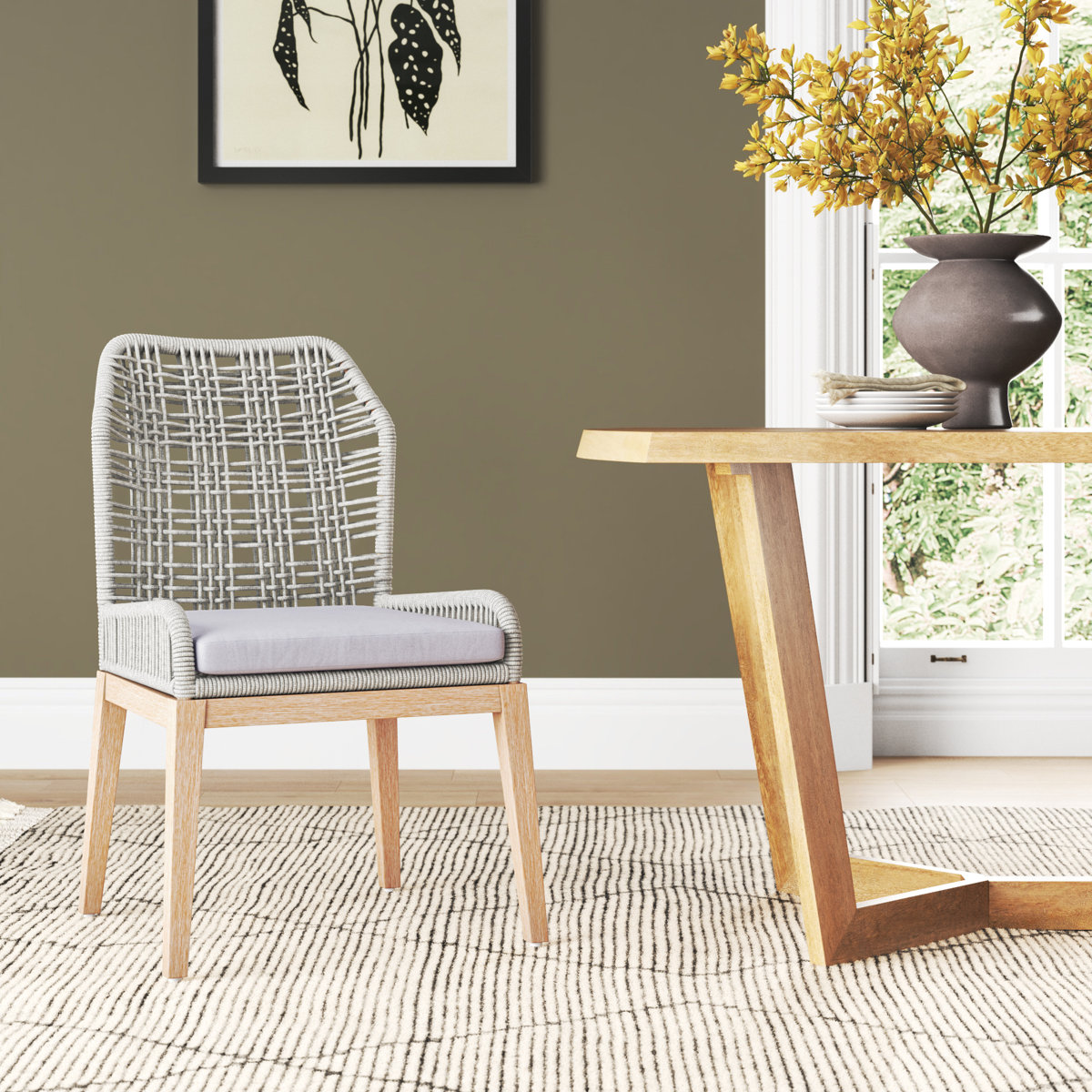 Joss & Main Lago Upholstered Dining Chair & Reviews | Wayfair