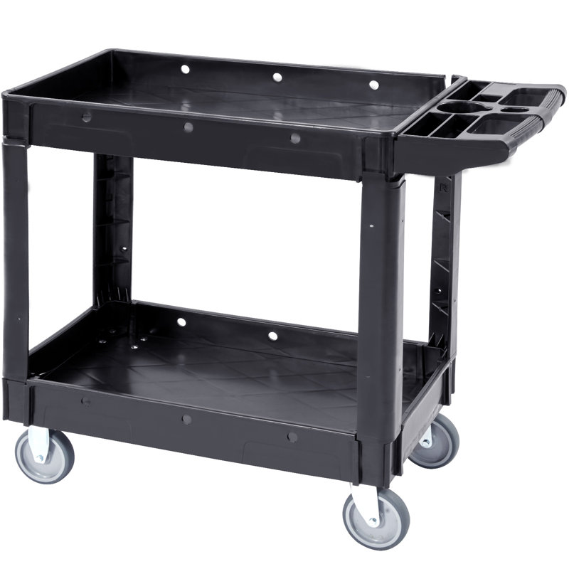 VEVOR 33.46'' H x 40.55'' W Utility Cart with Wheels & Reviews | Wayfair