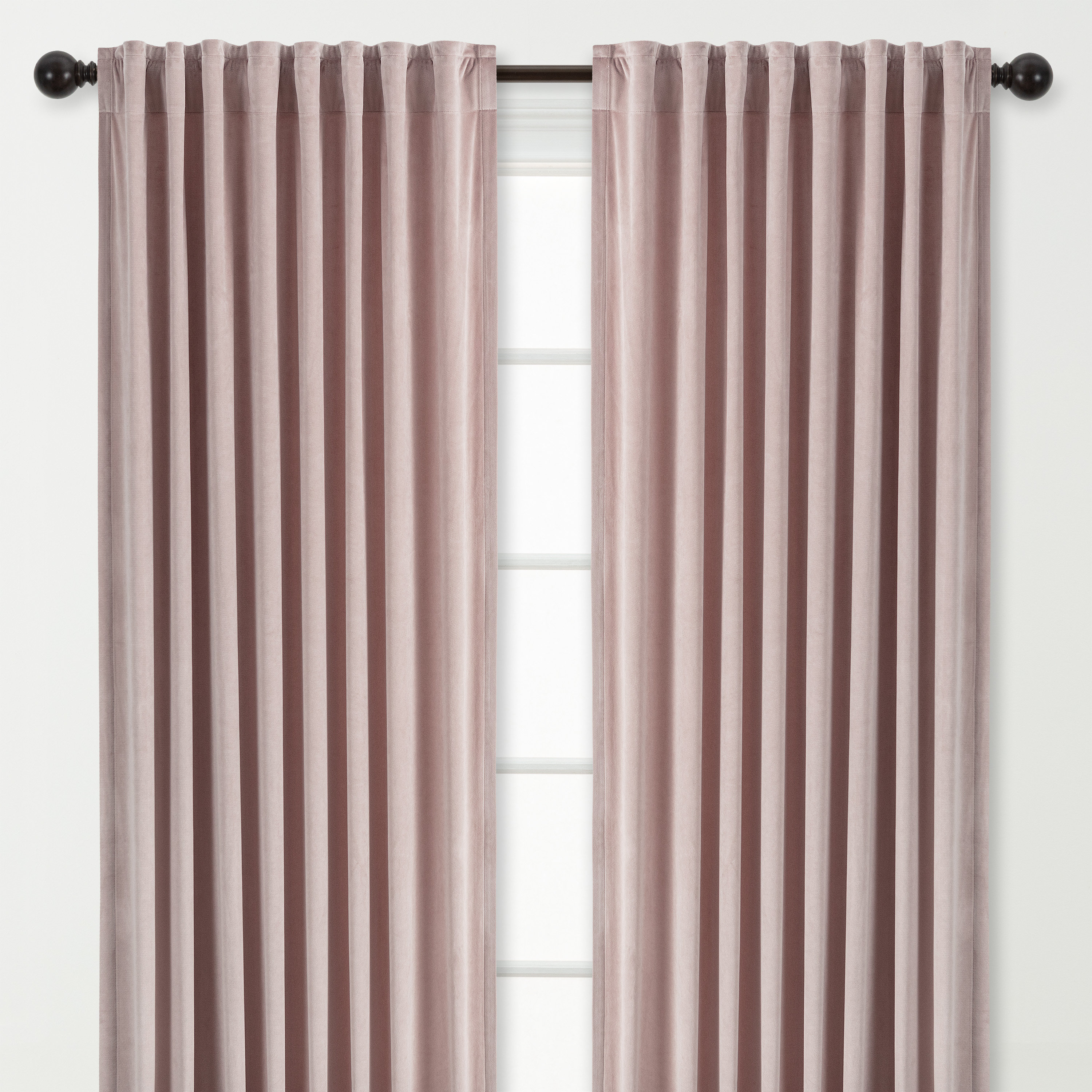 Eider & Ivory™ Heady Polyester Room Darkening Curtain Pair & Reviews ...