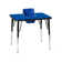 Toddler Tables Laminate Adjustable Rectangle 1 Students Activity Table ...