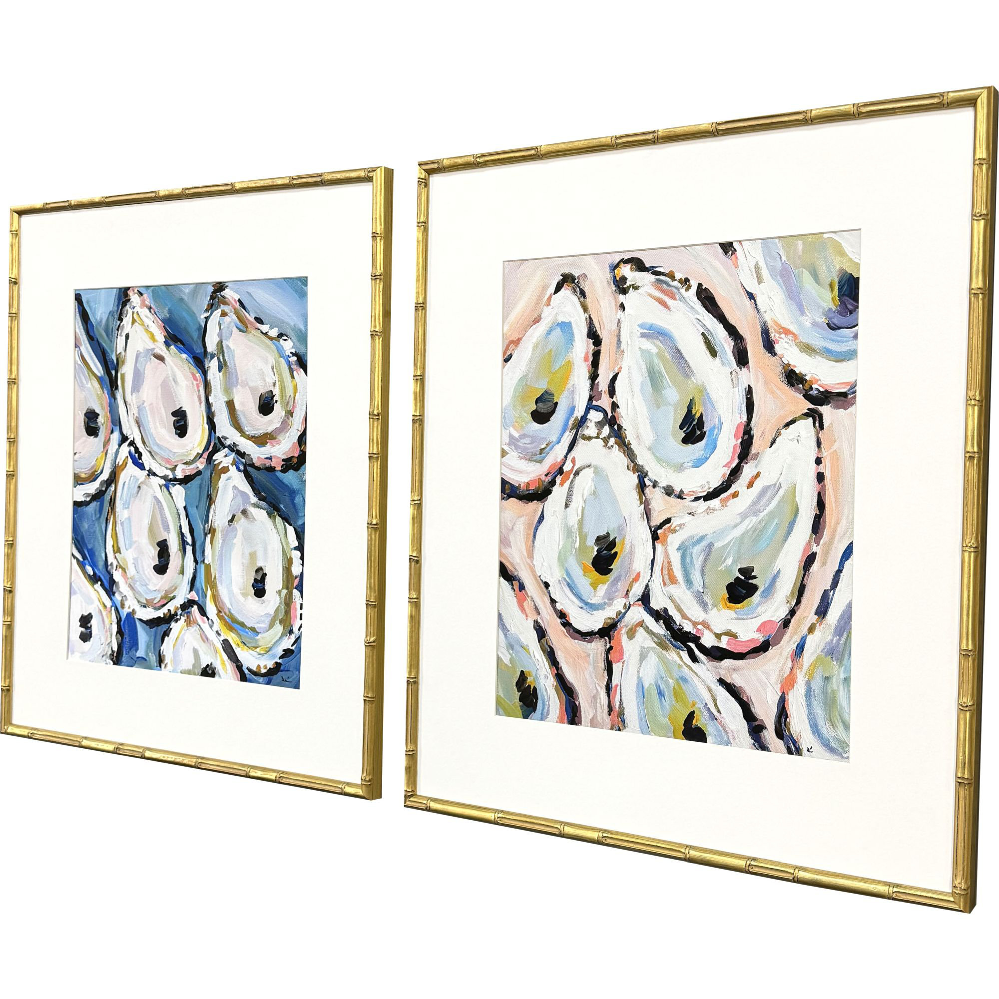 Birch Lane™ Oyster Shells Framed Art | Birch Lane