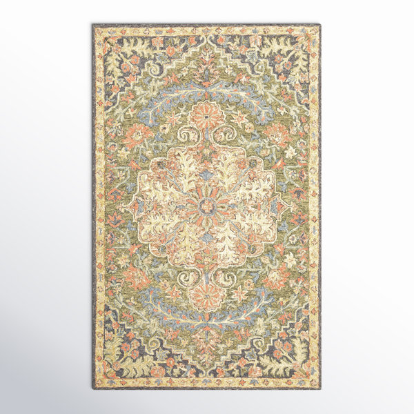 Green Wool Area Rugs You'll Love | Wayfair