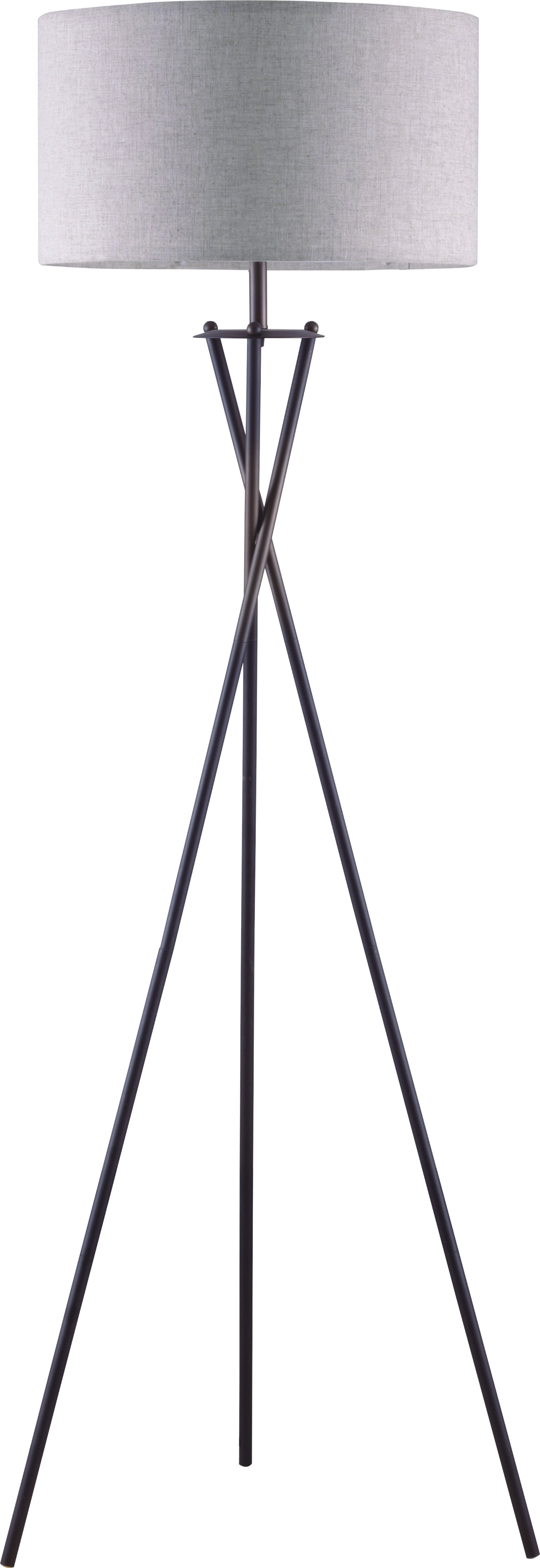 George Oliver Thehan 65" Crossed Tripod Floor Lamp | Wayfair
