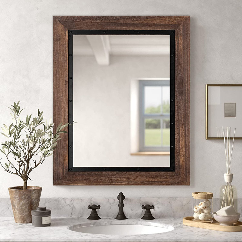 Millwood Pines Wedemeyer Farmhouse Wall Mirror & Reviews | Wayfair