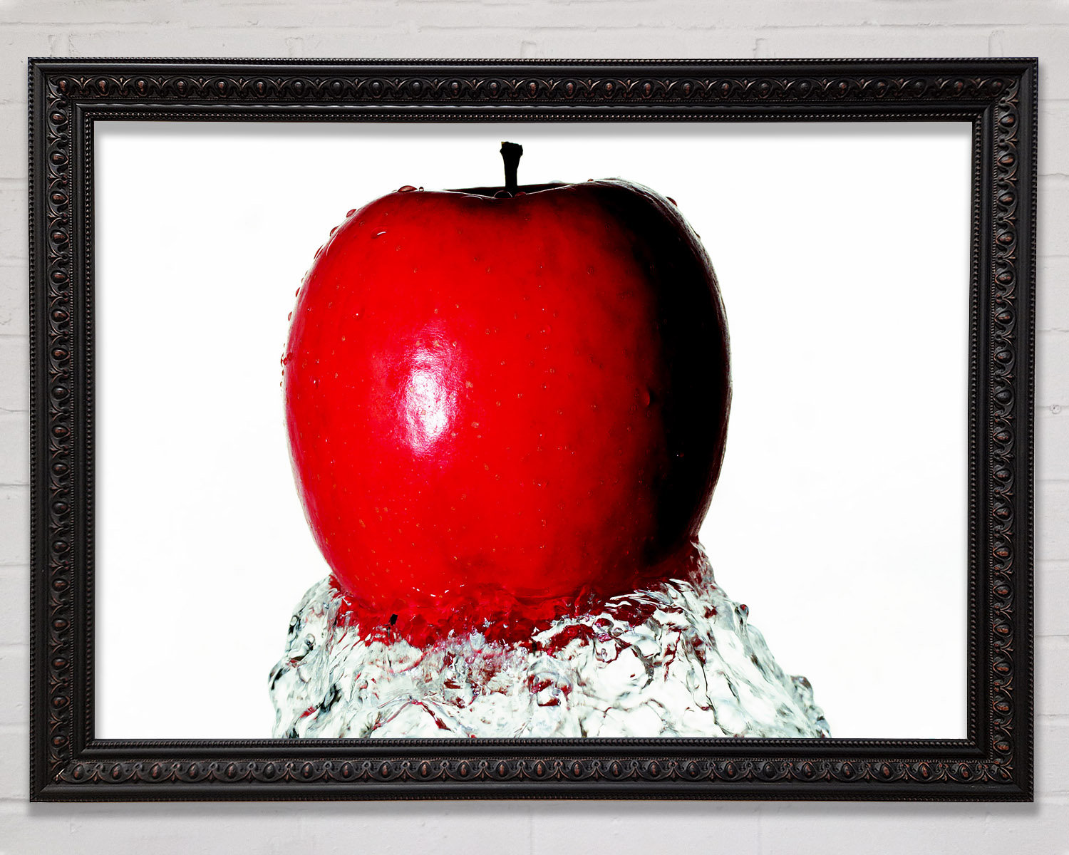 Bright Star Red Apple Wave Framed Print | Wayfair.co.uk