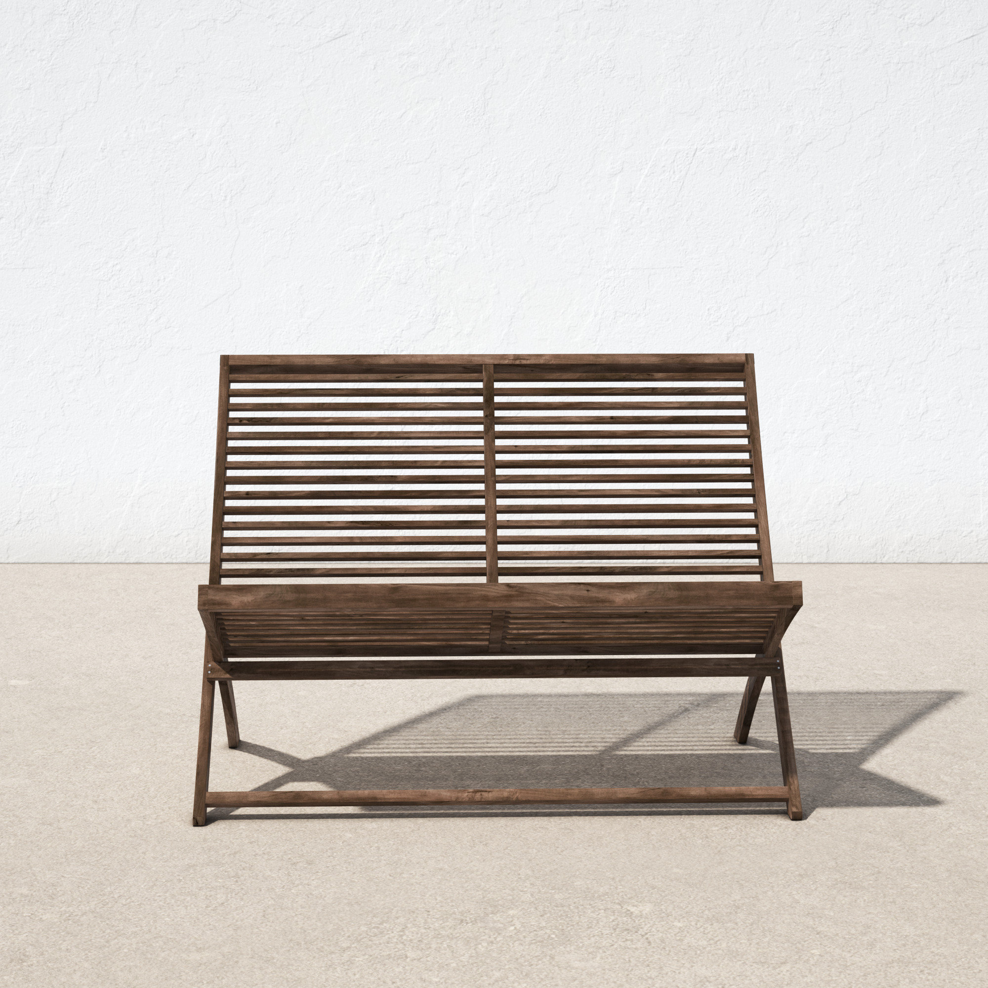 AllModern Elevation Wood Garden Bench | Wayfair