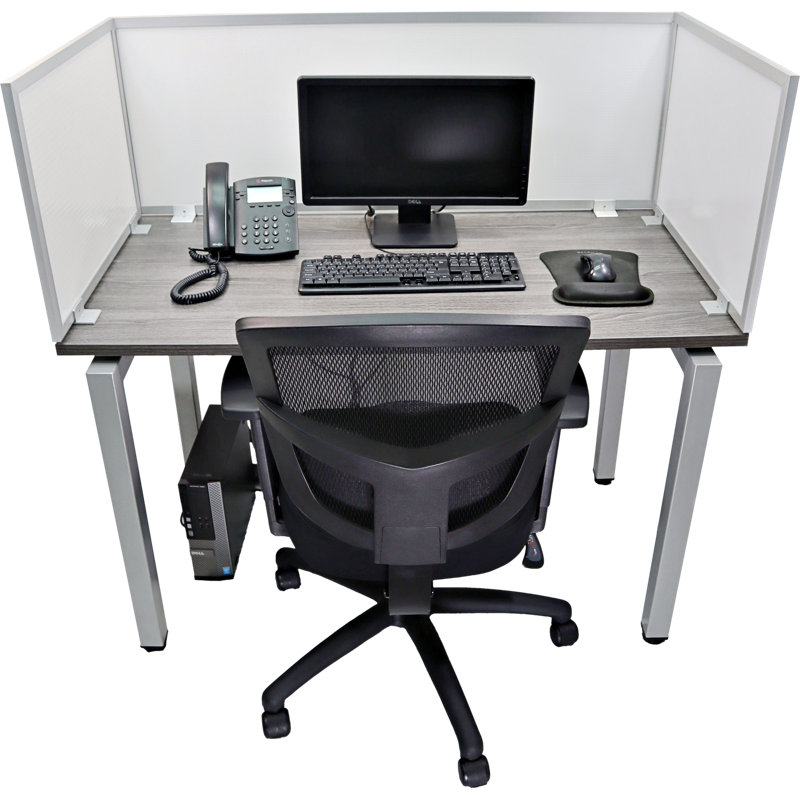 OBEX Polycarbonate Desk Mounted Privacy Panel | Wayfair