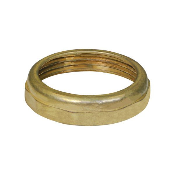 Highcraft 1-1/2" Rough Brass Die Cast Slip Joint Nuts | Wayfair