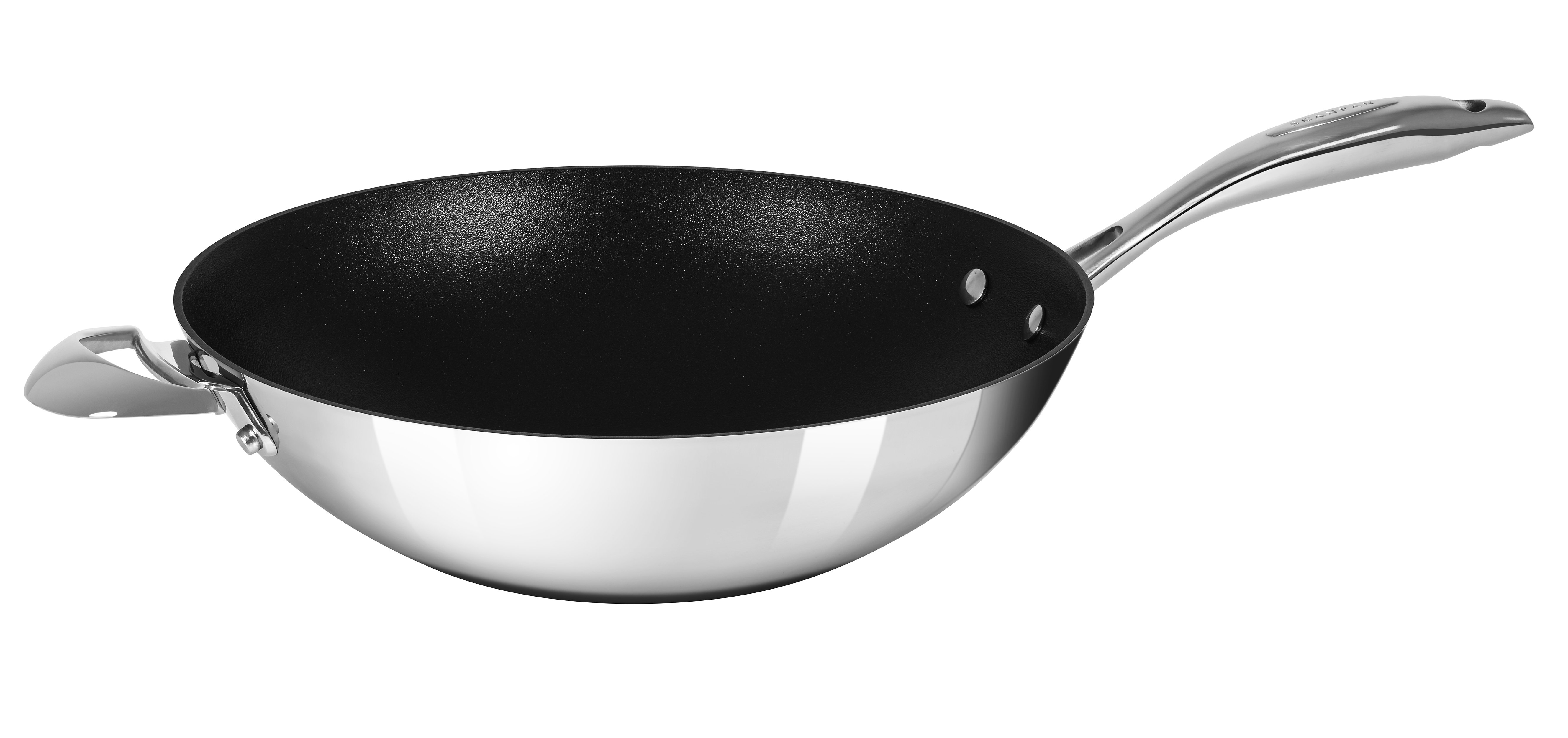SCANPAN Haptiq 12.5'' Non-Stick Aluminum Wok | Wayfair