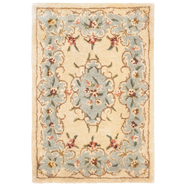 Astoria Grand Molter Hand Tufted Wool Floral Rug & Reviews | Wayfair