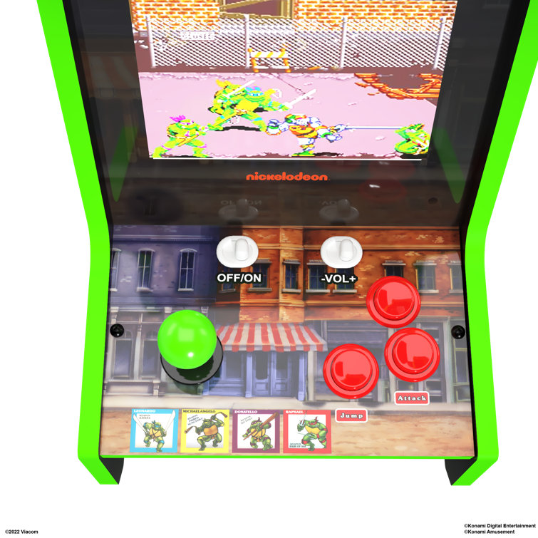 Arcade 1Up Arcade1up Teenage Mutant Ninja Turtles Countercade 2 Games ...