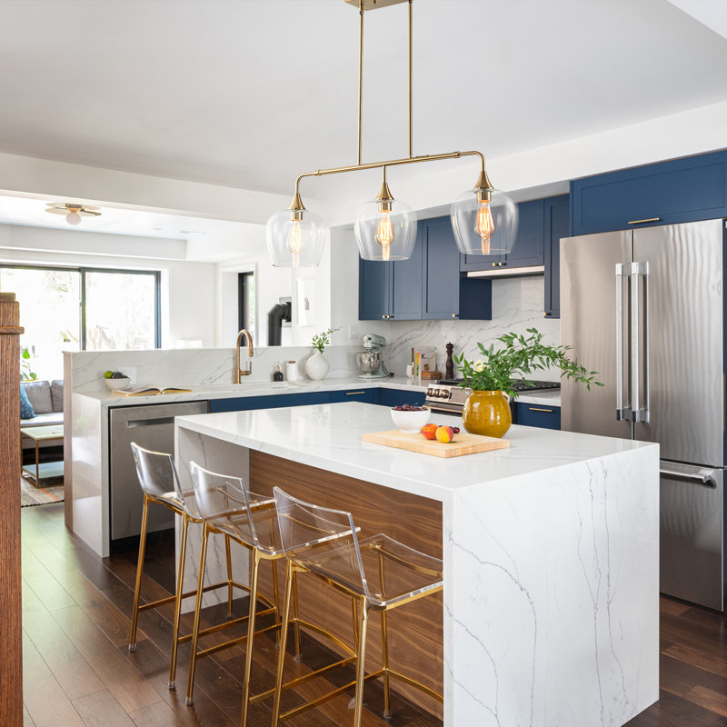 Everly Quinn Ralje 3 - Light Kitchen Island Pendant | Wayfair