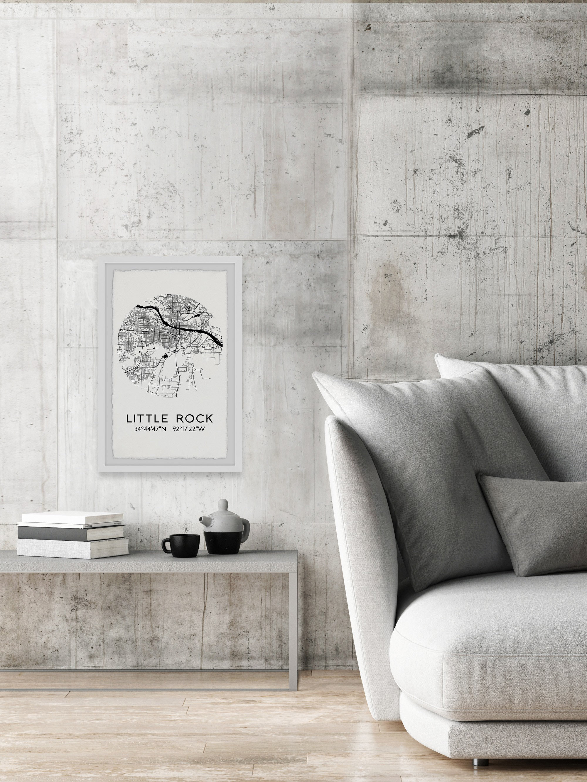 Trinx Little Rock GPS - Picture Frame Textual Art Print on Paper | Wayfair