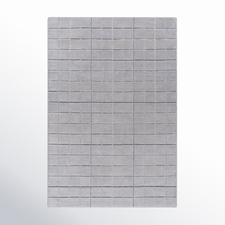 AllModern Mallory Gray Hand Tufted Area Rug & Reviews | Wayfair