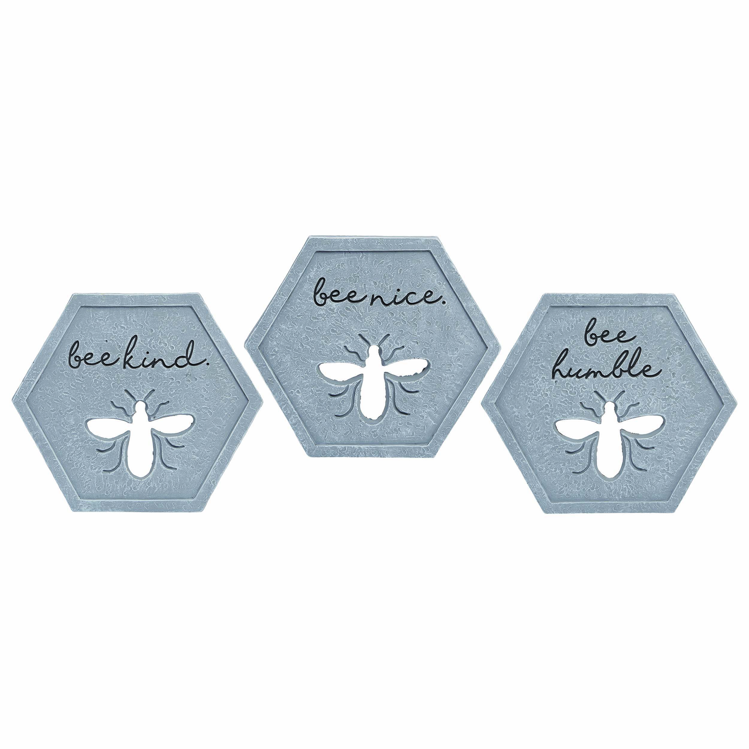 Ophelia & Co. Cement Bee Garden Stone Set of 3 Spring Home Decorations ...