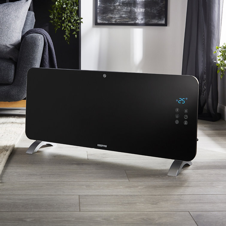 Geepas Wi-Fi Smart Glass Panel Convector Heater 2000W | Wayfair.ie