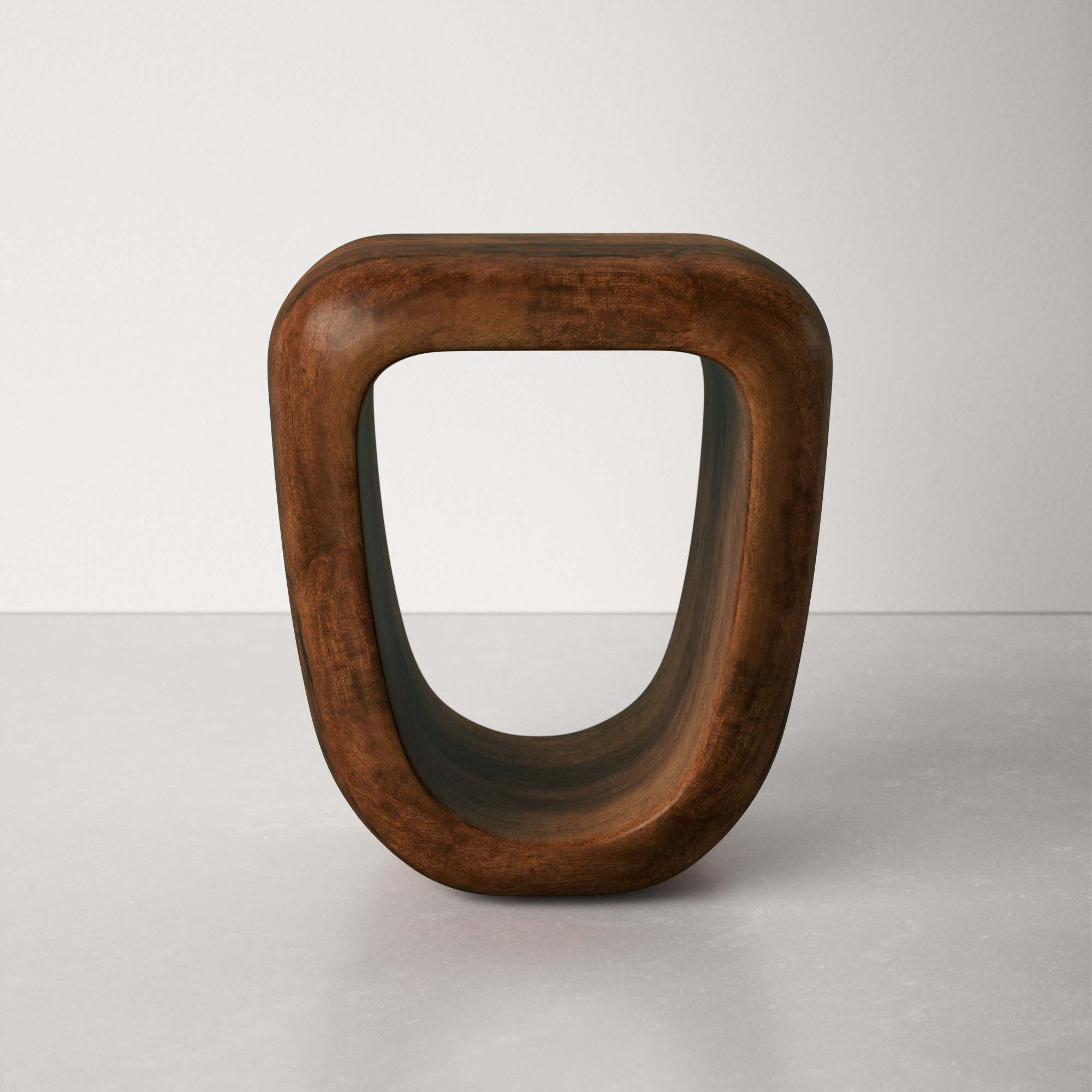 AllModern Alpine Solid Wood Accent Stool & Reviews | Wayfair