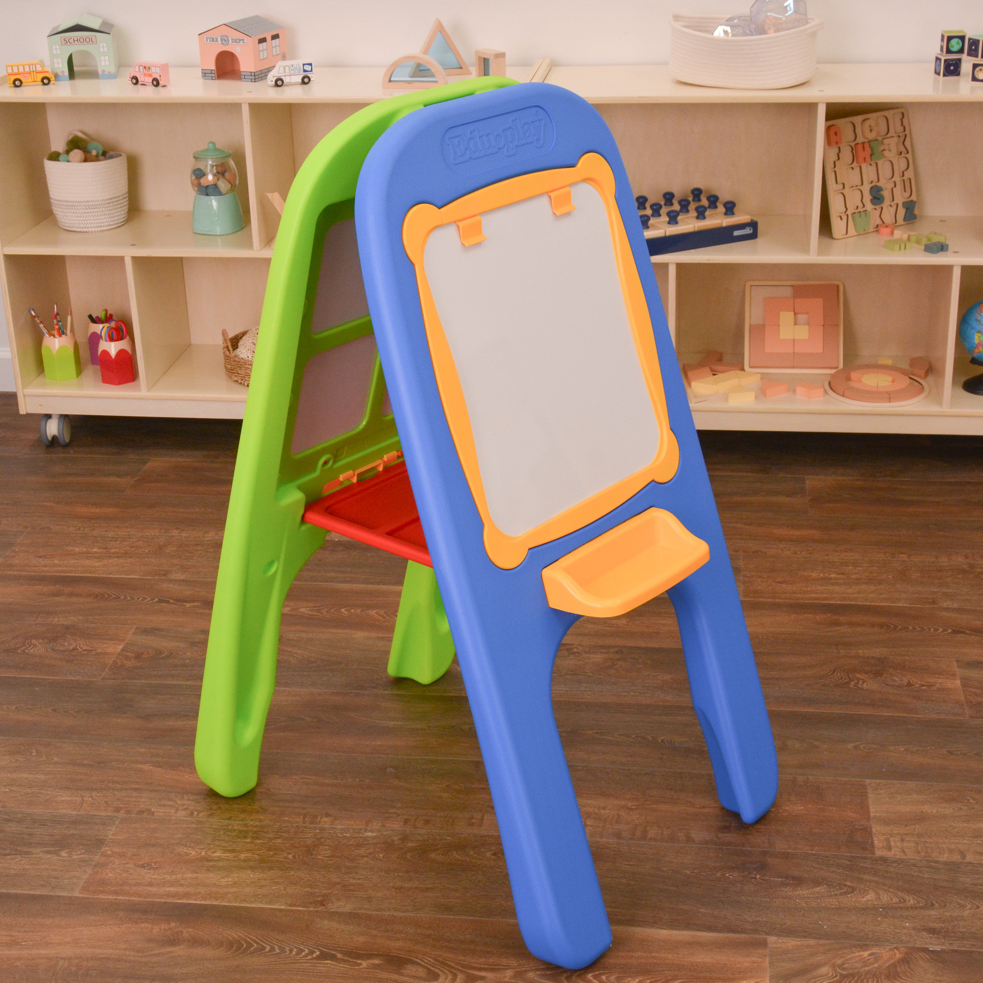 Children's Factory Indoor/Outdoor Molded Double Easel | Wayfair